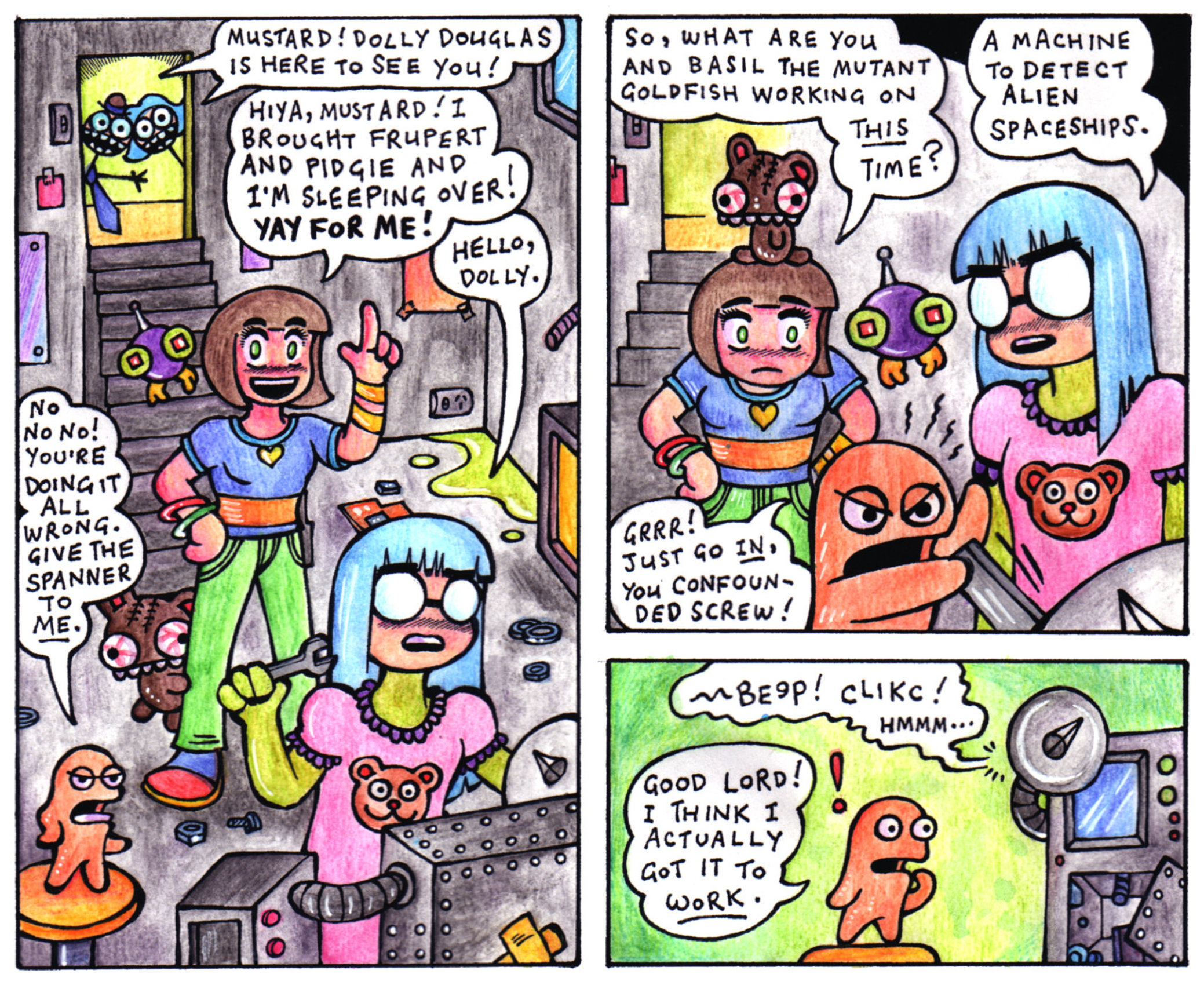 Pink Chickens Comic